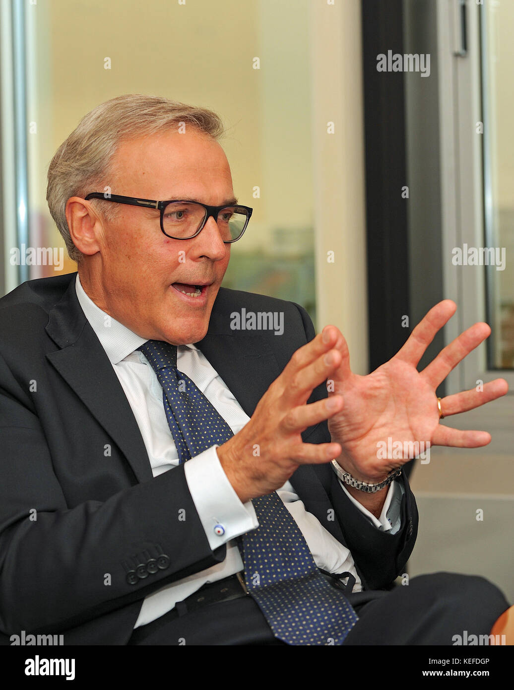 Giovanni Liverani, CEO of Generali Holding Germany, seen in Munich ...