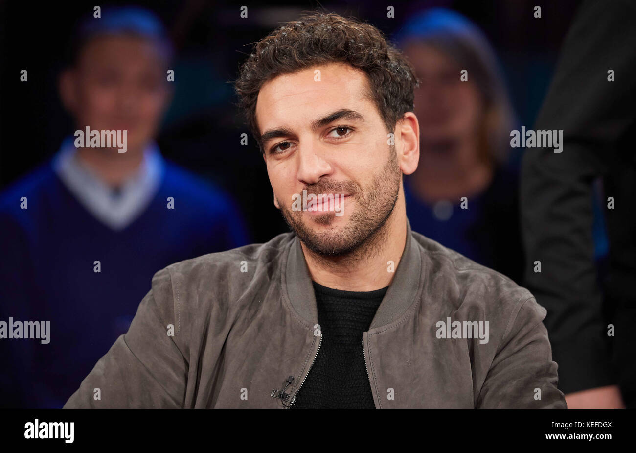 Actor Elyas M'Barek, photographed before the shooting of the 'NDR Talk ...