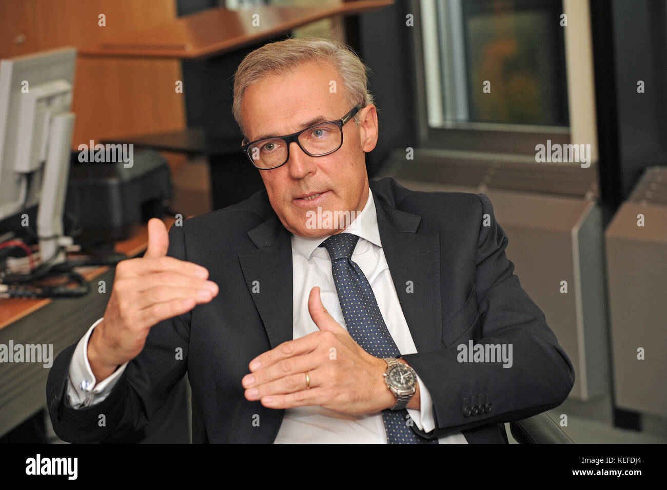 Giovanni Liverani, CEO of Generali Holding Germany, seen in Munich ...