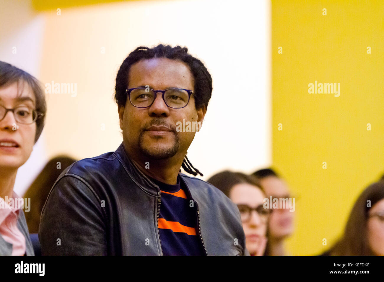 Torino, Italy. 21st Oct, 2017. American writer Colson Whitehead during ...