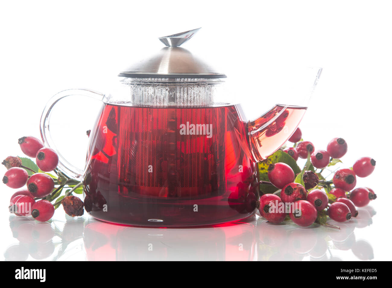 rose hip tea Stock Photo - Alamy