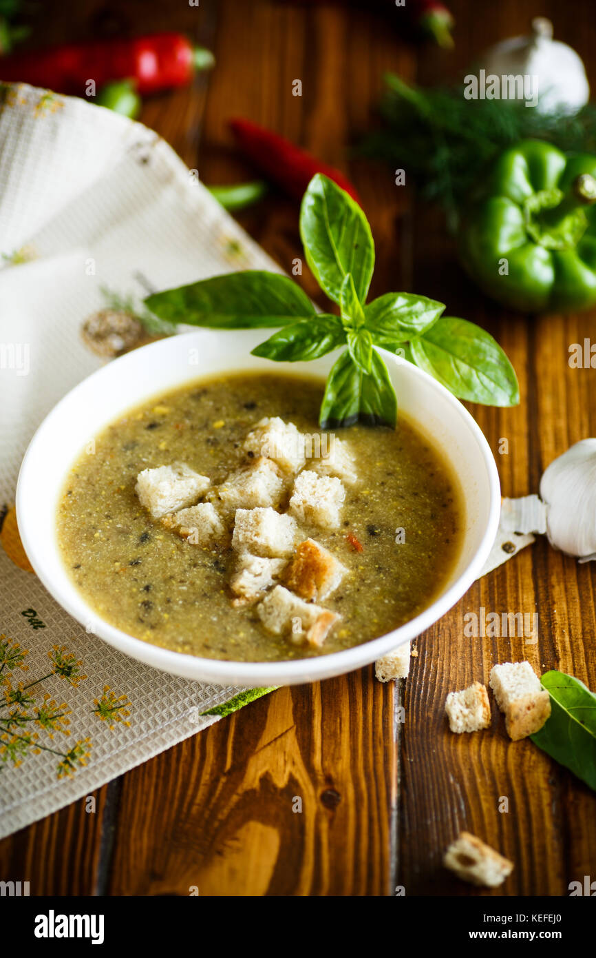 soup puree from various vegetables and mushrooms Stock Photo - Alamy