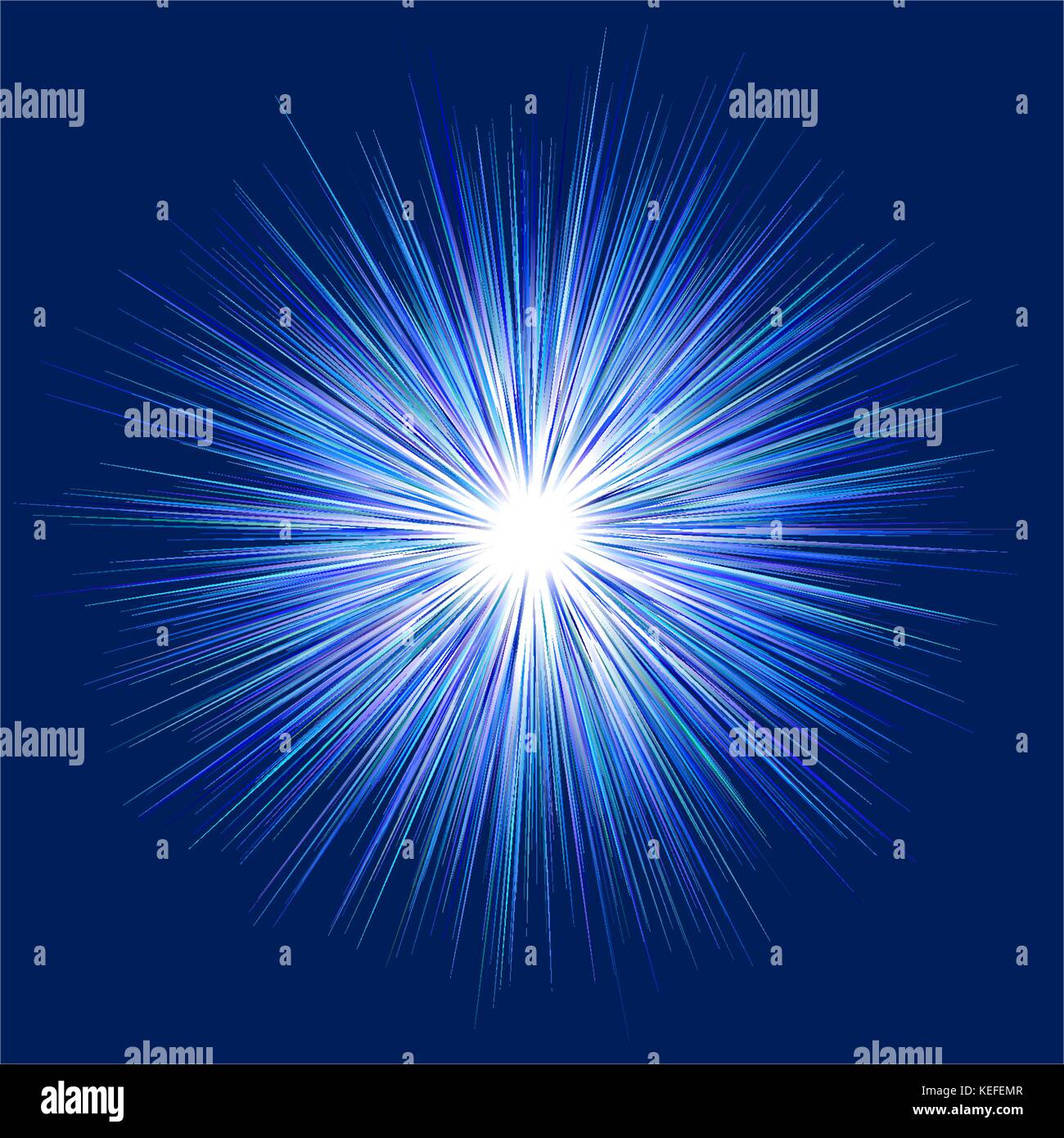 Blue abstract explosion graphic design background Stock Vector Image ...
