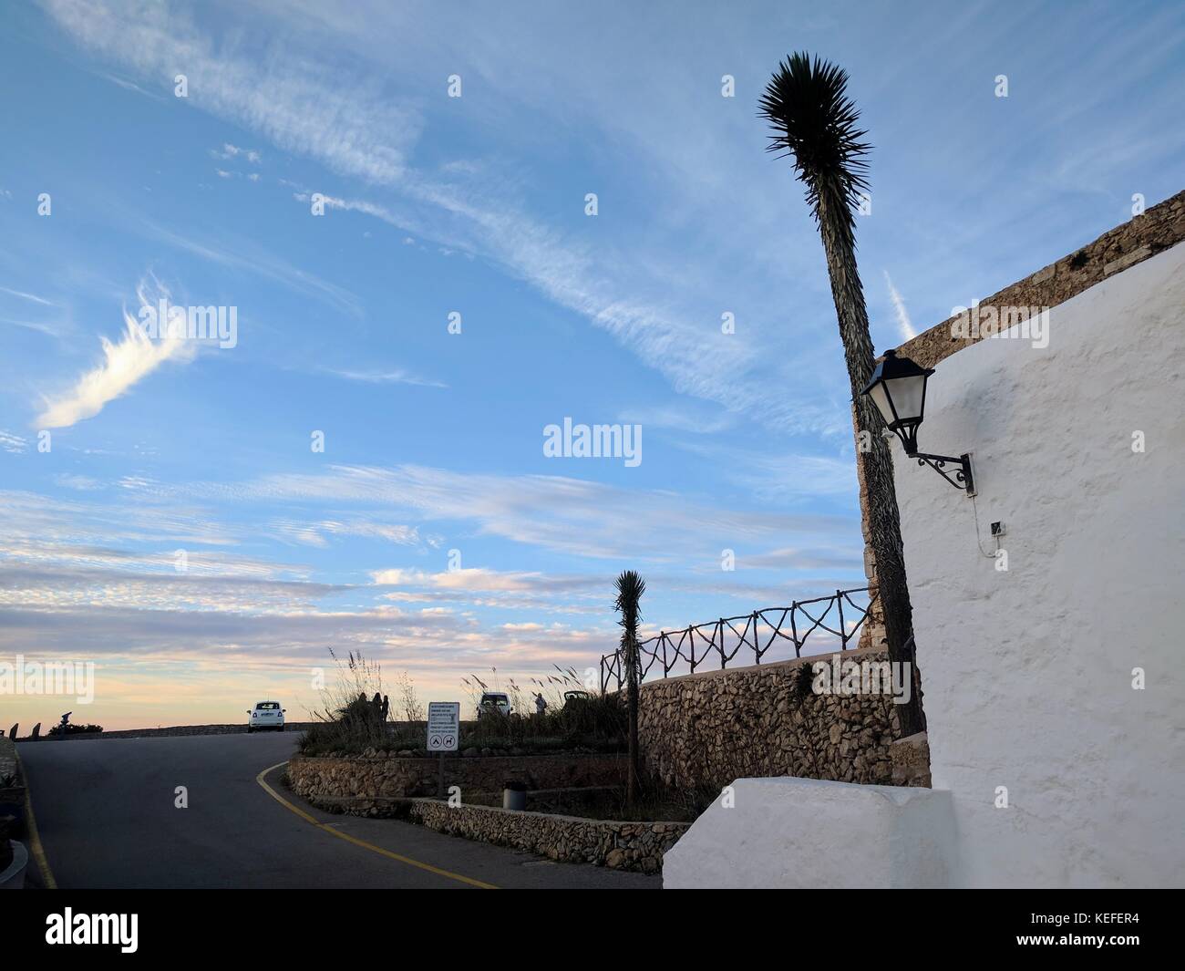 sunset at monte toro (el toro) menorca, spain Stock Photo - Alamy