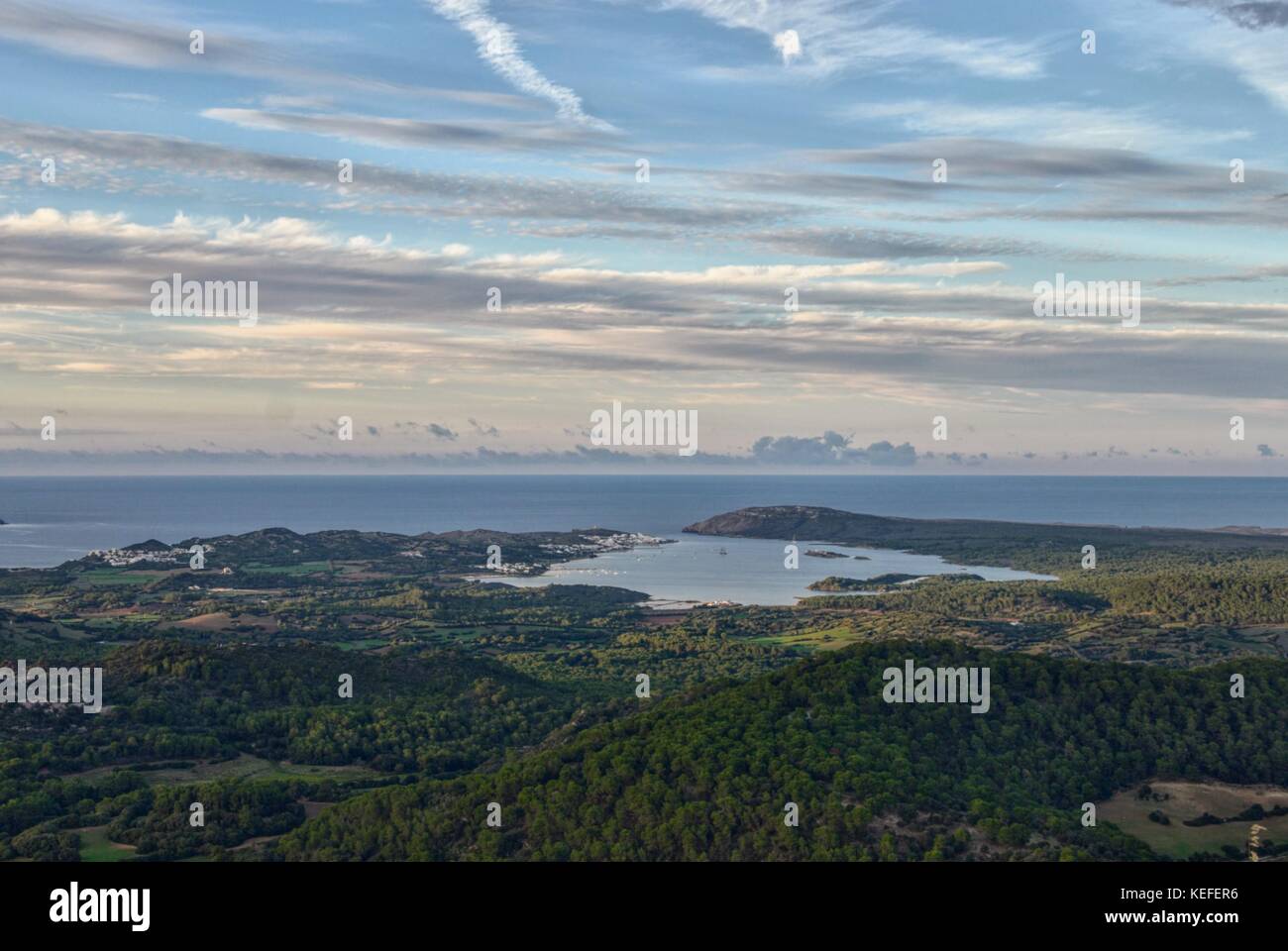 sunset at monte toro (el toro) menorca, spain Stock Photo - Alamy