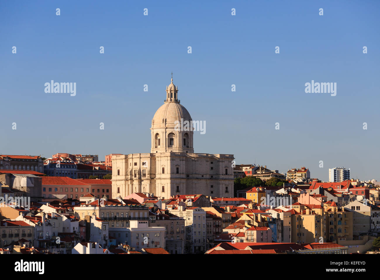 Ancient historic church in Lisbon Portugal Stock Photo - Alamy