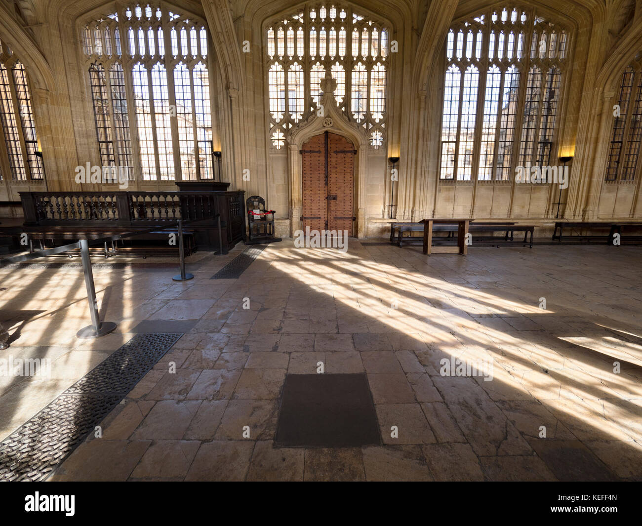 Floor of Divinity School of the Bodleian Library, Oxford 4 Stock Photo ...
