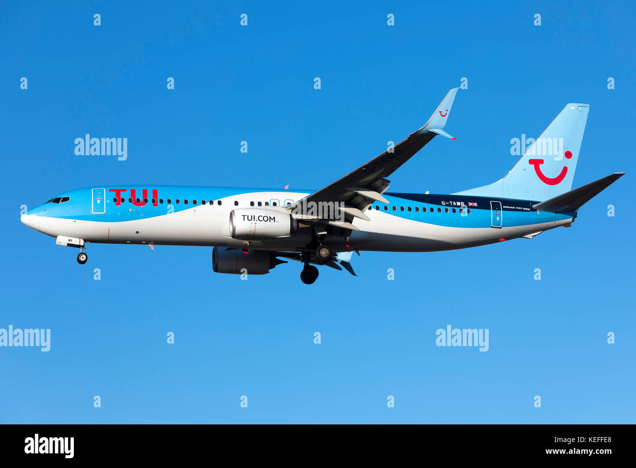 TUI Boeing 737-8K5 [G-TAWB] arriving from the UK, used to be in Thomson ...