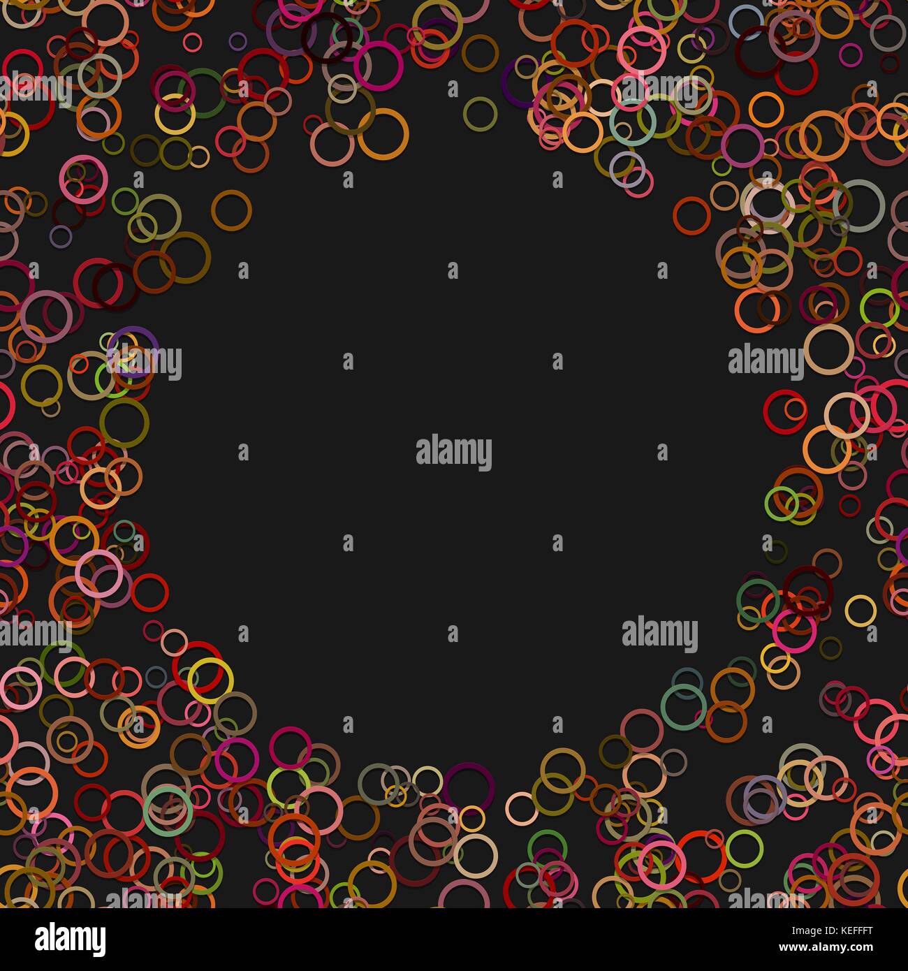 Color abstract random circle background - trendy graphic design from ...