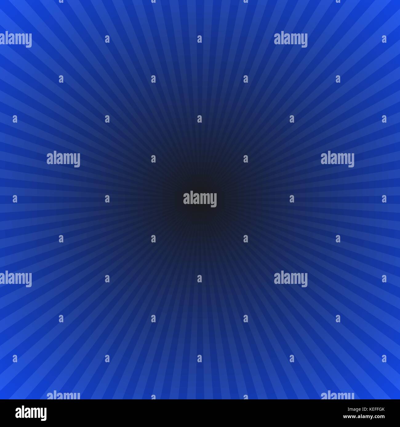Dark blue gradient ray burst background - hypnotic vector graphic from ...
