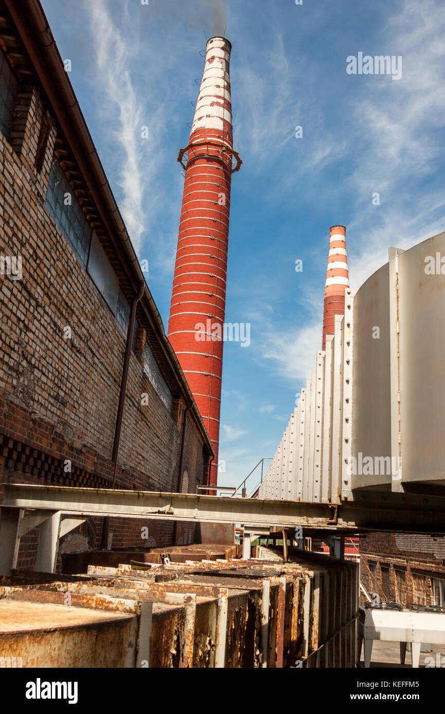 Chimney Stack Brick Tower High Resolution Stock Photography and Images ...