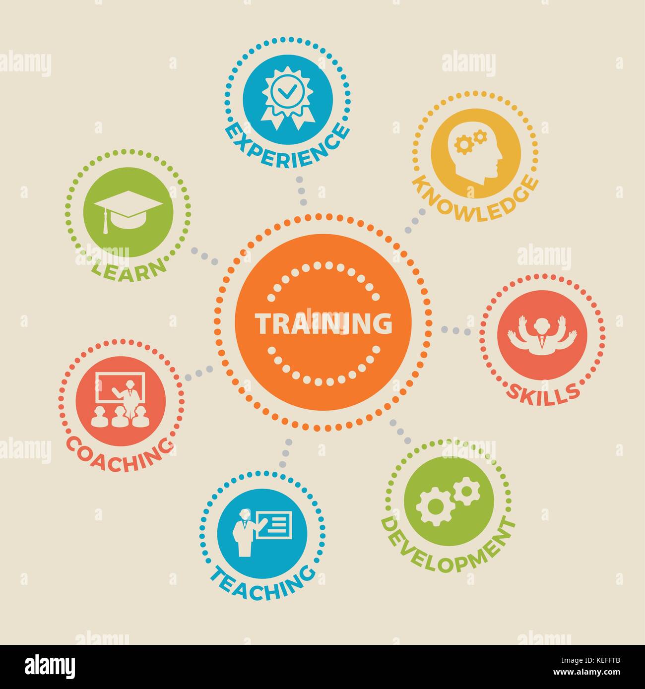 TRAINING Concept with icons Stock Vector Image & Art - Alamy