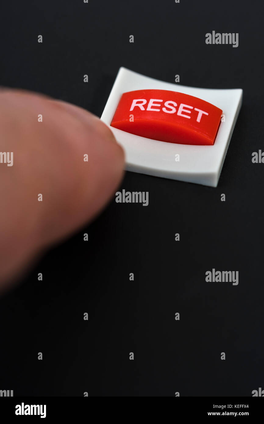 Reset button hi-res stock photography and images - Alamy