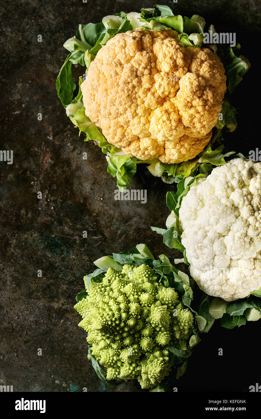 Variety of cauliflower Stock Photo - Alamy
