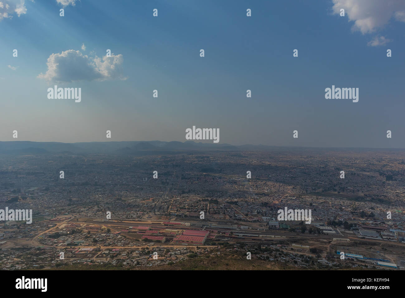 View to the city of Lubango. Angola Stock Photo - Alamy