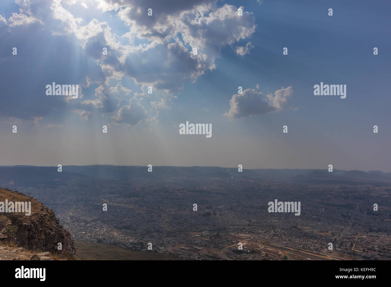 View to the city of Lubango. Angola Stock Photo - Alamy