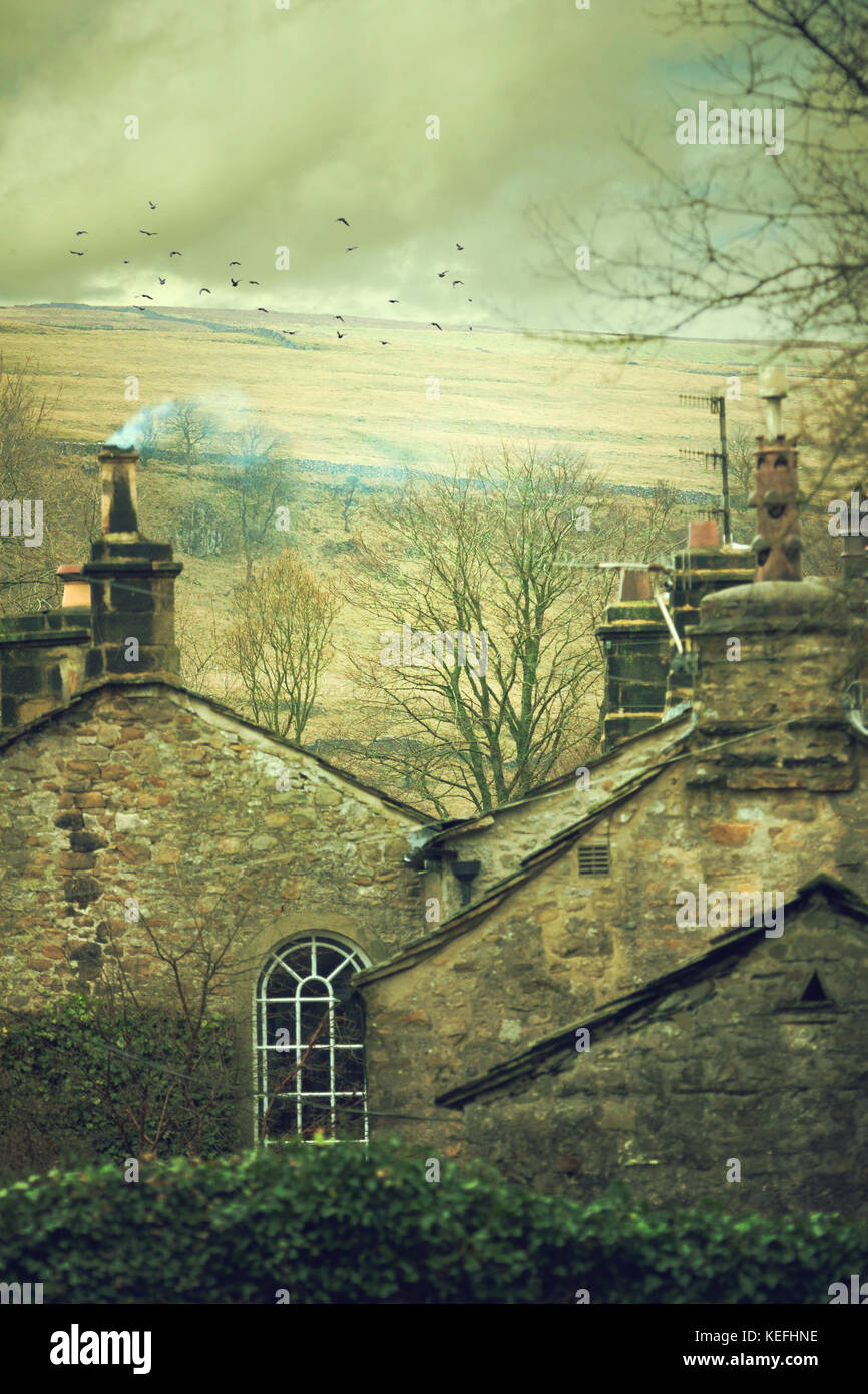 Yorkshire rooftops rooftop houses hi-res stock photography and images ...