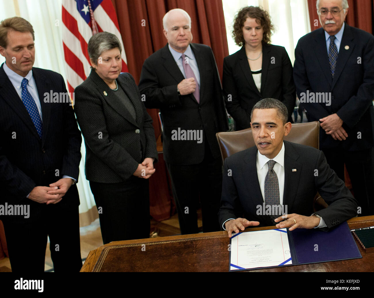 From left: United States Representative Jeff Flake (Republican of ...