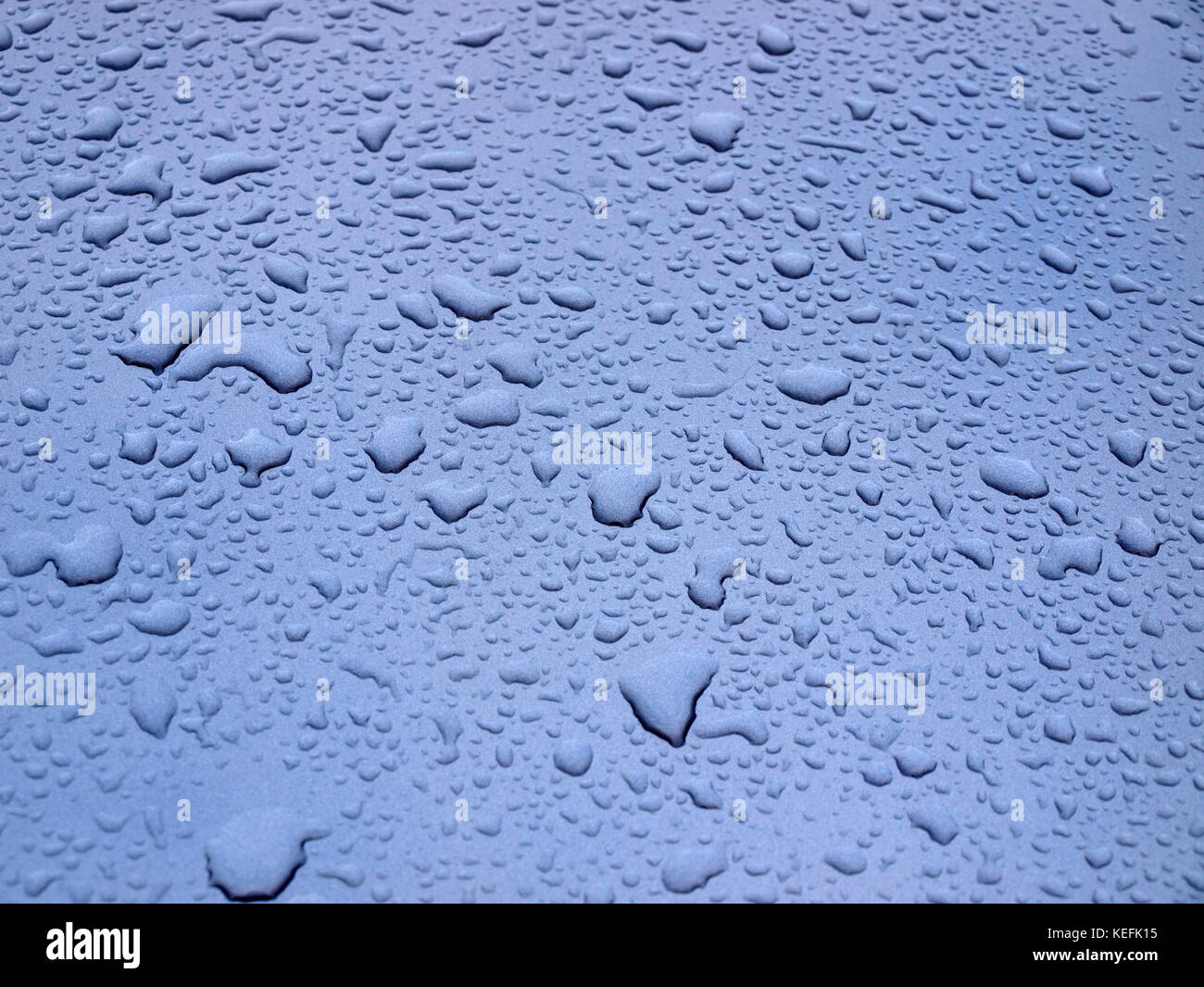 Water drops on car body after rain Stock Photo - Alamy