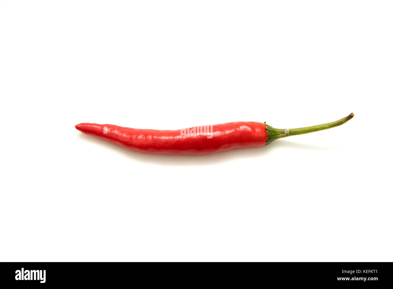 Close up fresh red chilli on white isolated background Stock Photo - Alamy