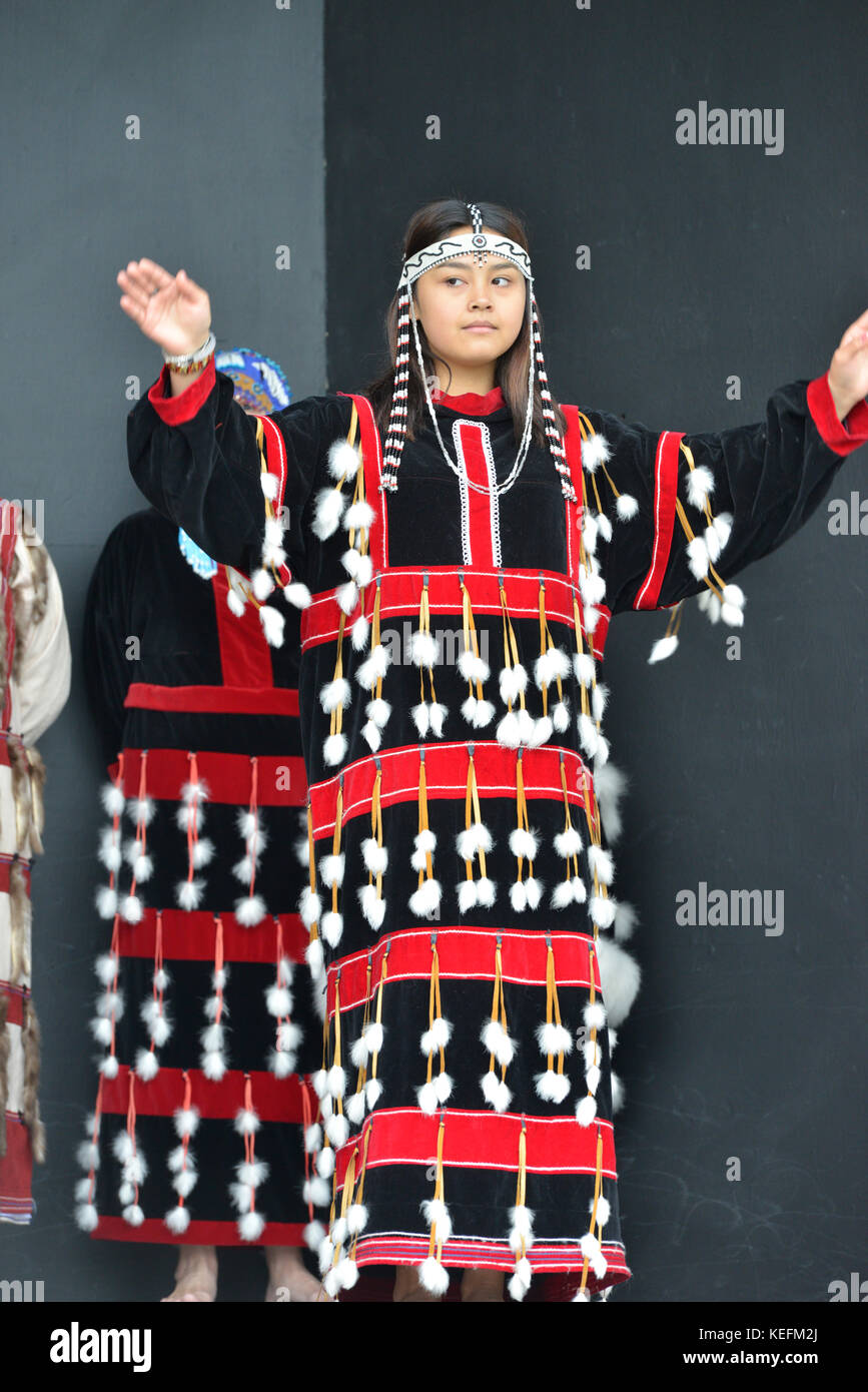 Alaska Native American Dancers, Palmer, Alaska, USA Stock Photo - Alamy