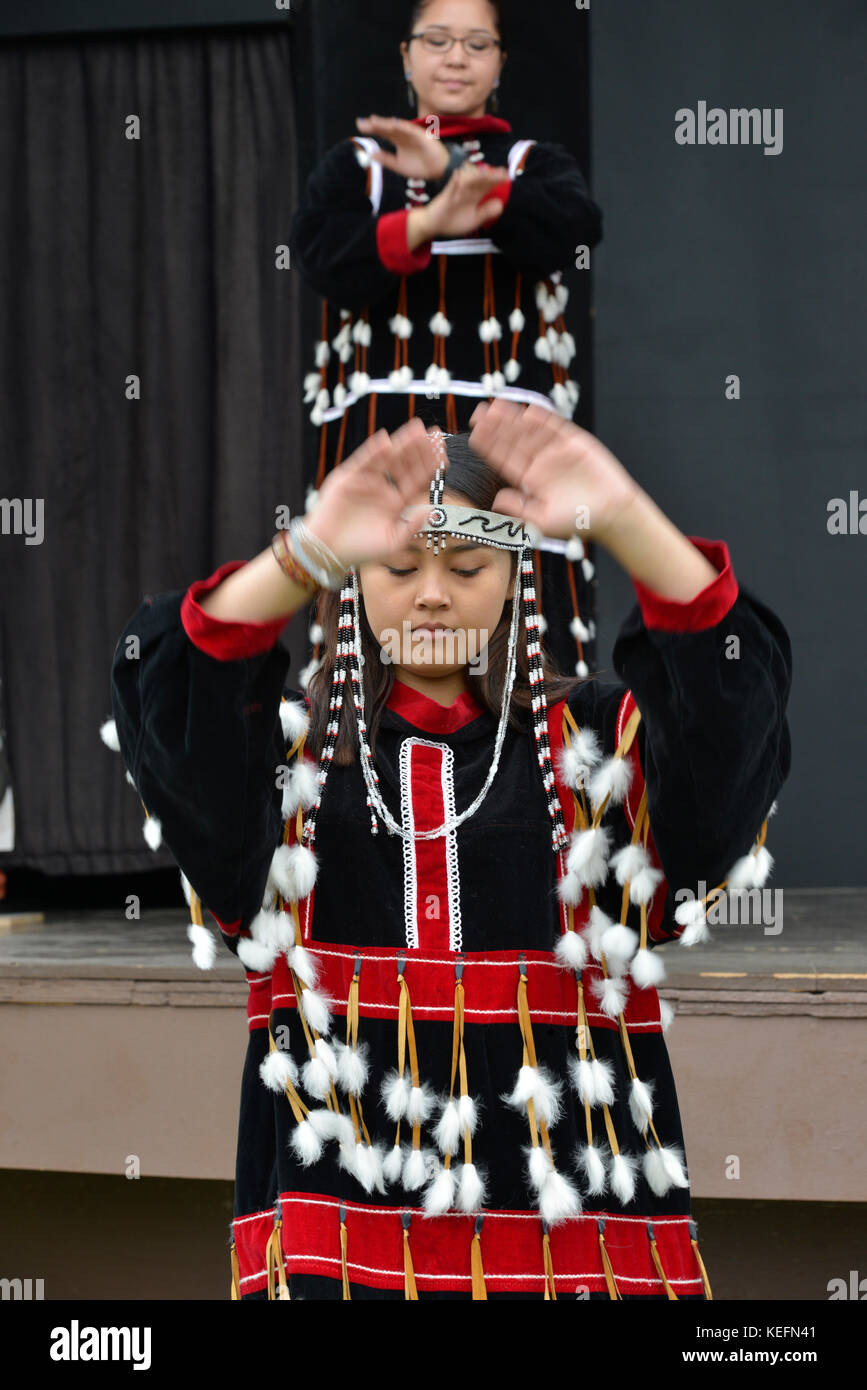Alaska Native American Dancers, Palmer, Alaska, USA Stock Photo - Alamy