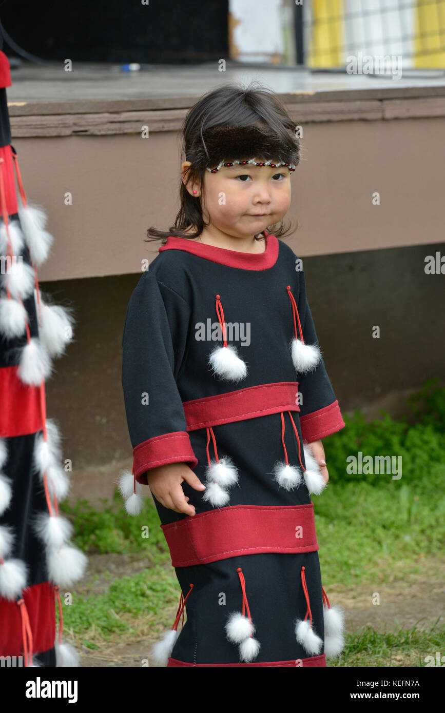Alaska Native American Dancers, Palmer, Alaska, USA Stock Photo - Alamy