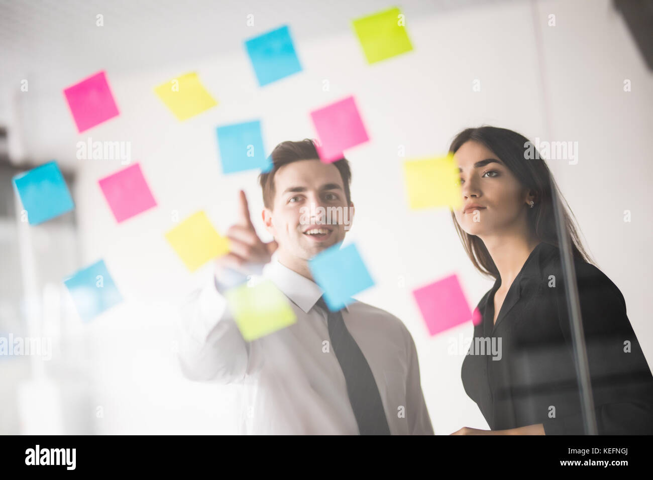 startup business people group working everyday job at modern office ...