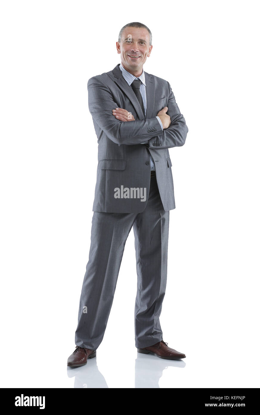 in full growth. portrait of modern business man Stock Photo - Alamy