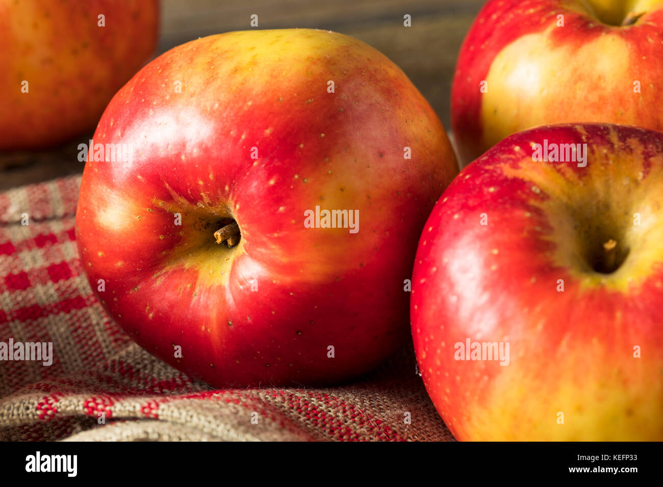 Raw Red Organic Sweet Tango Gala Apples Ready to Eat Stock Photo - Alamy