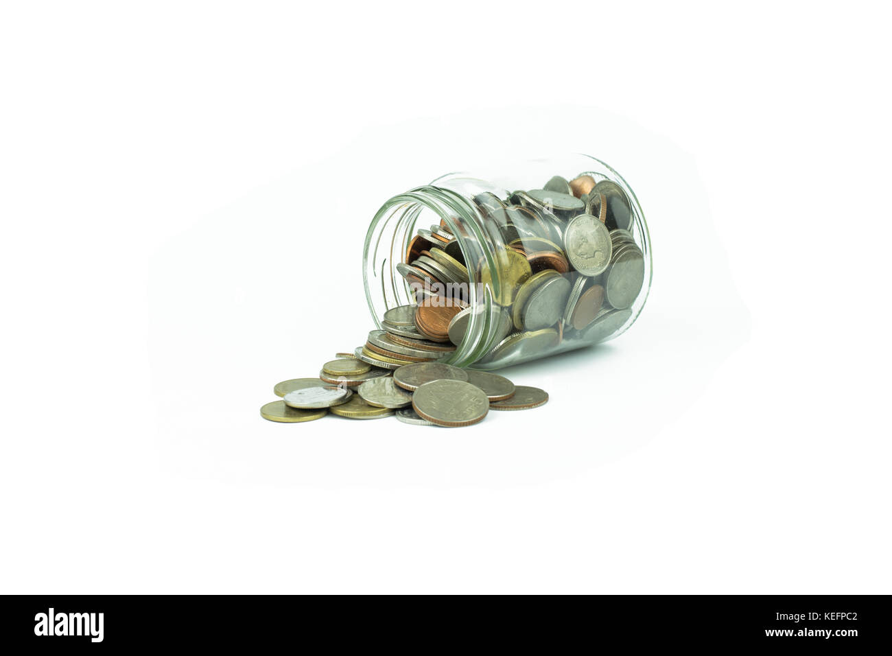 Colorful glass jars Cut Out Stock Images & Pictures - Alamy