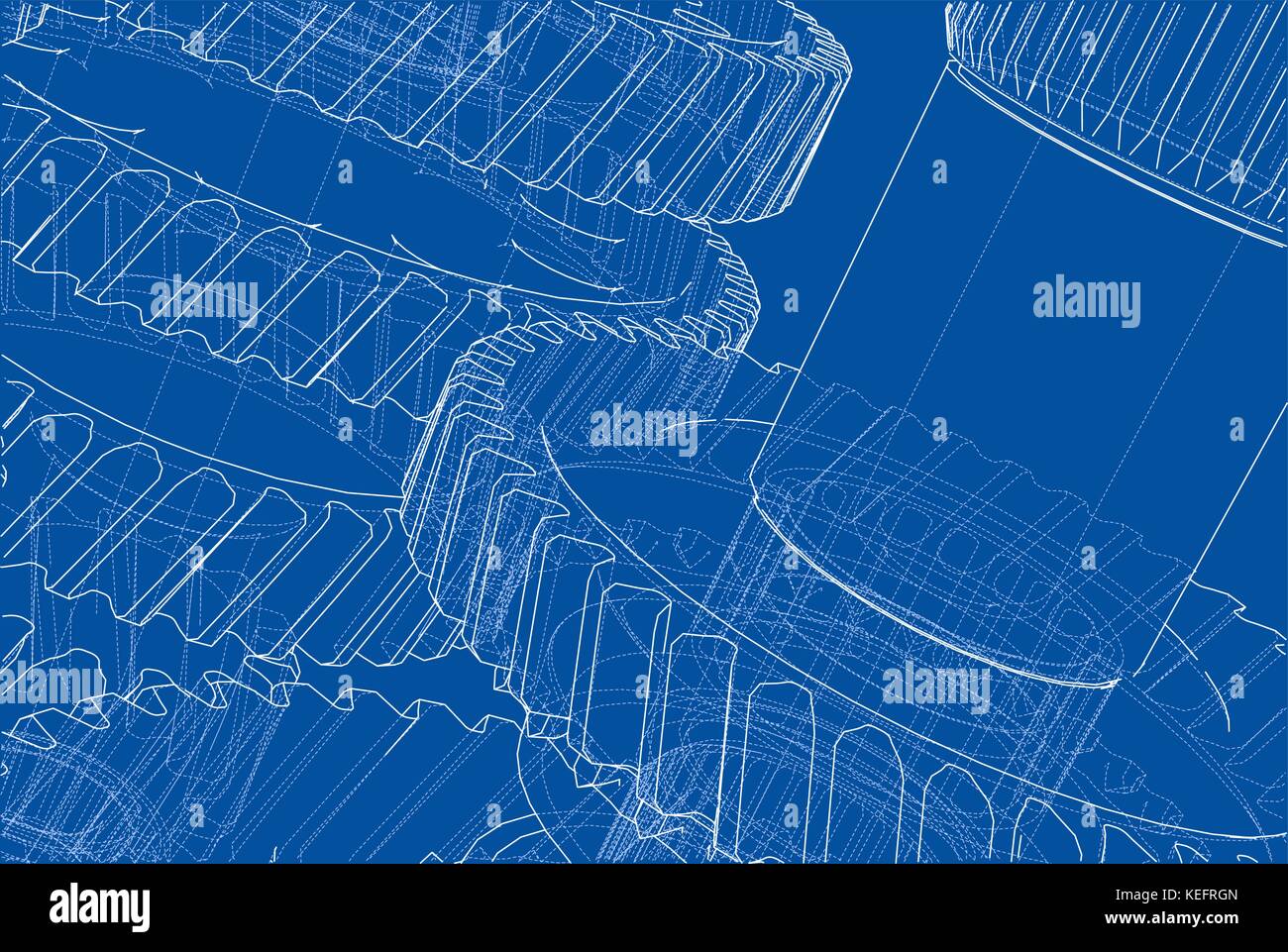 Gearbox sketch. Vector Stock Vector Image & Art - Alamy