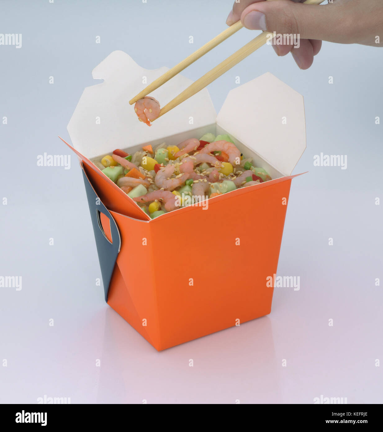 Chinese takeaway box chopsticks hi-res stock photography and images - Alamy