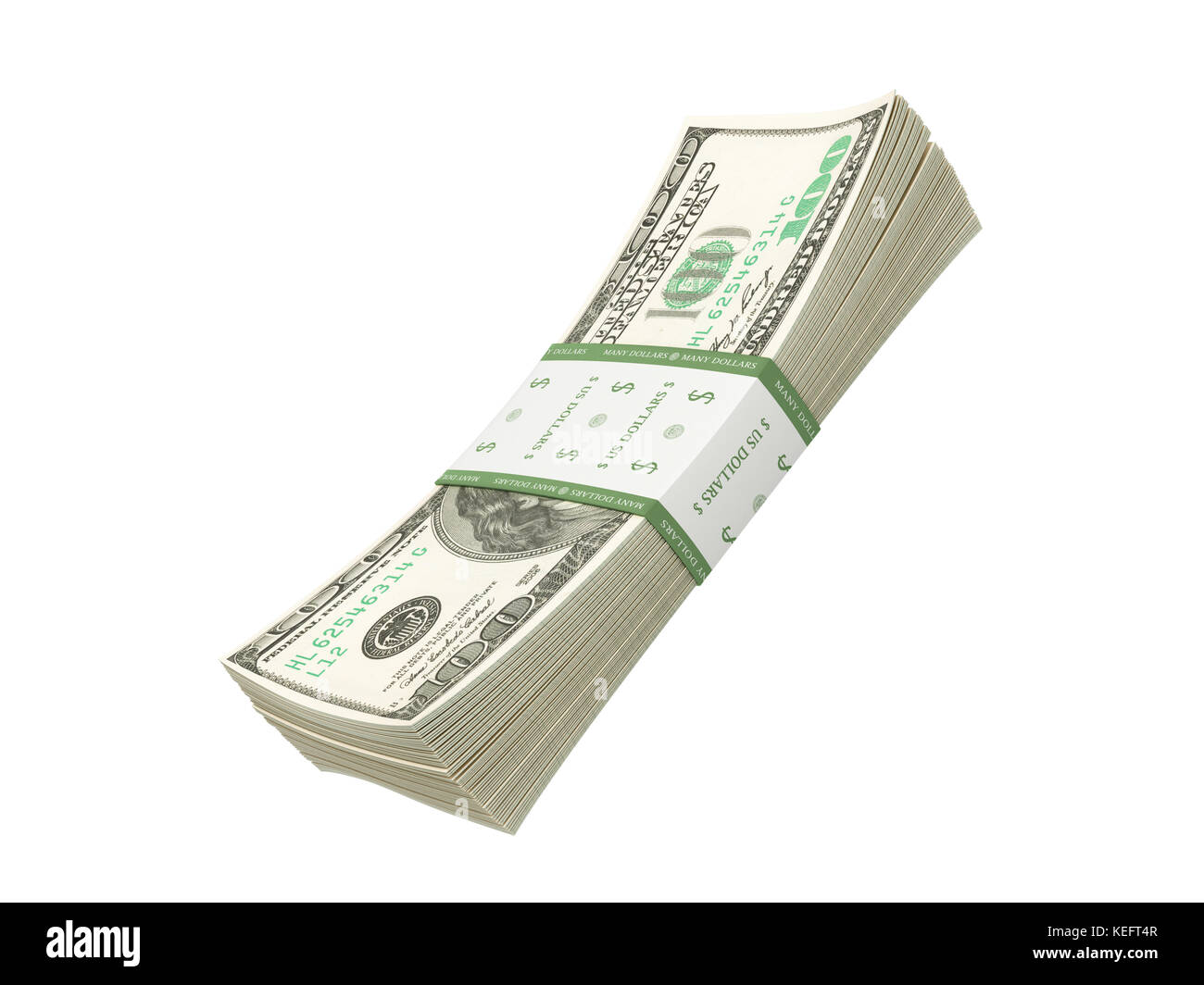 Bill paper stack isolated on white Stock Photo - Alamy