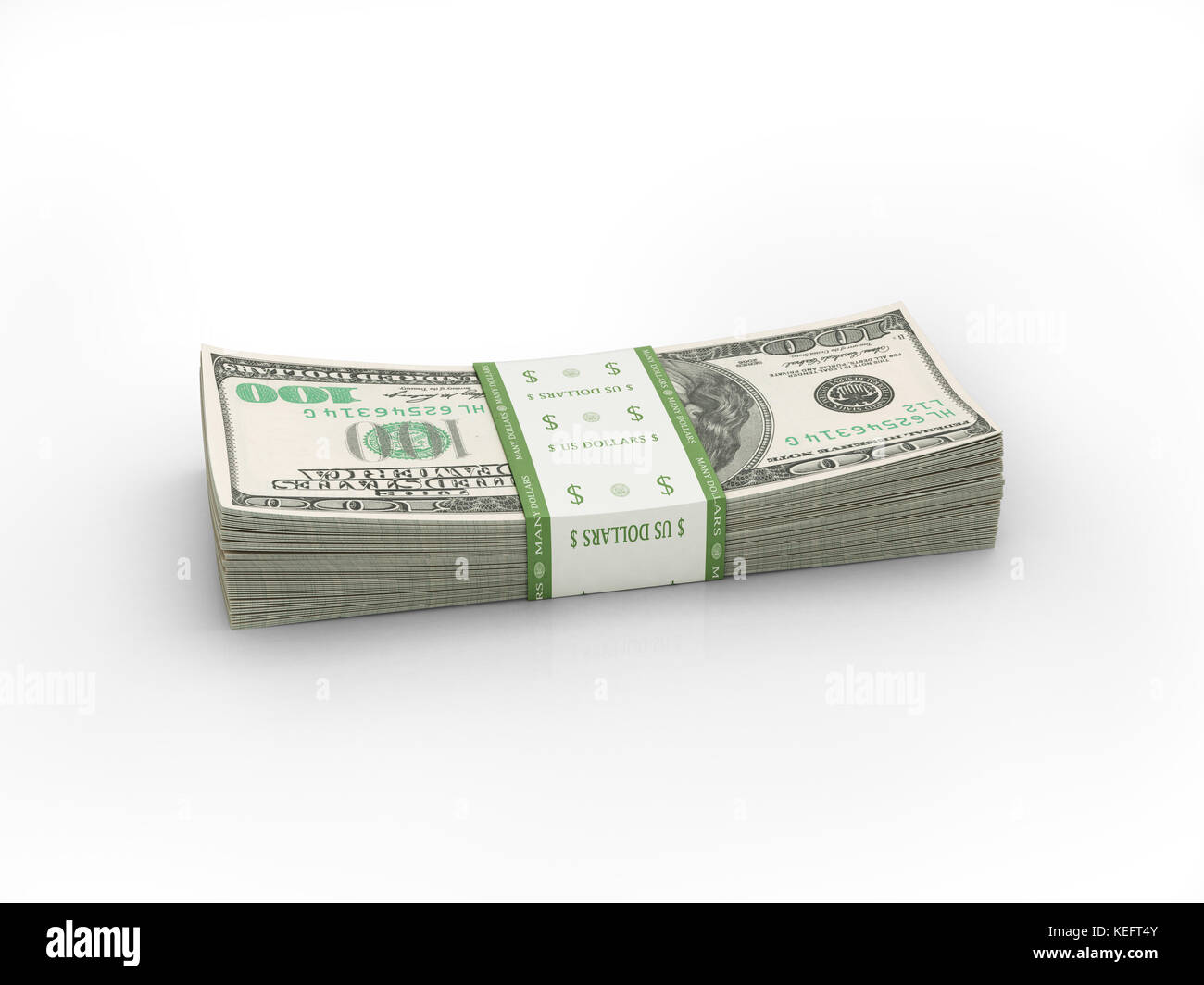 Many 100 dollar bills Cut Out Stock Images & Pictures - Alamy