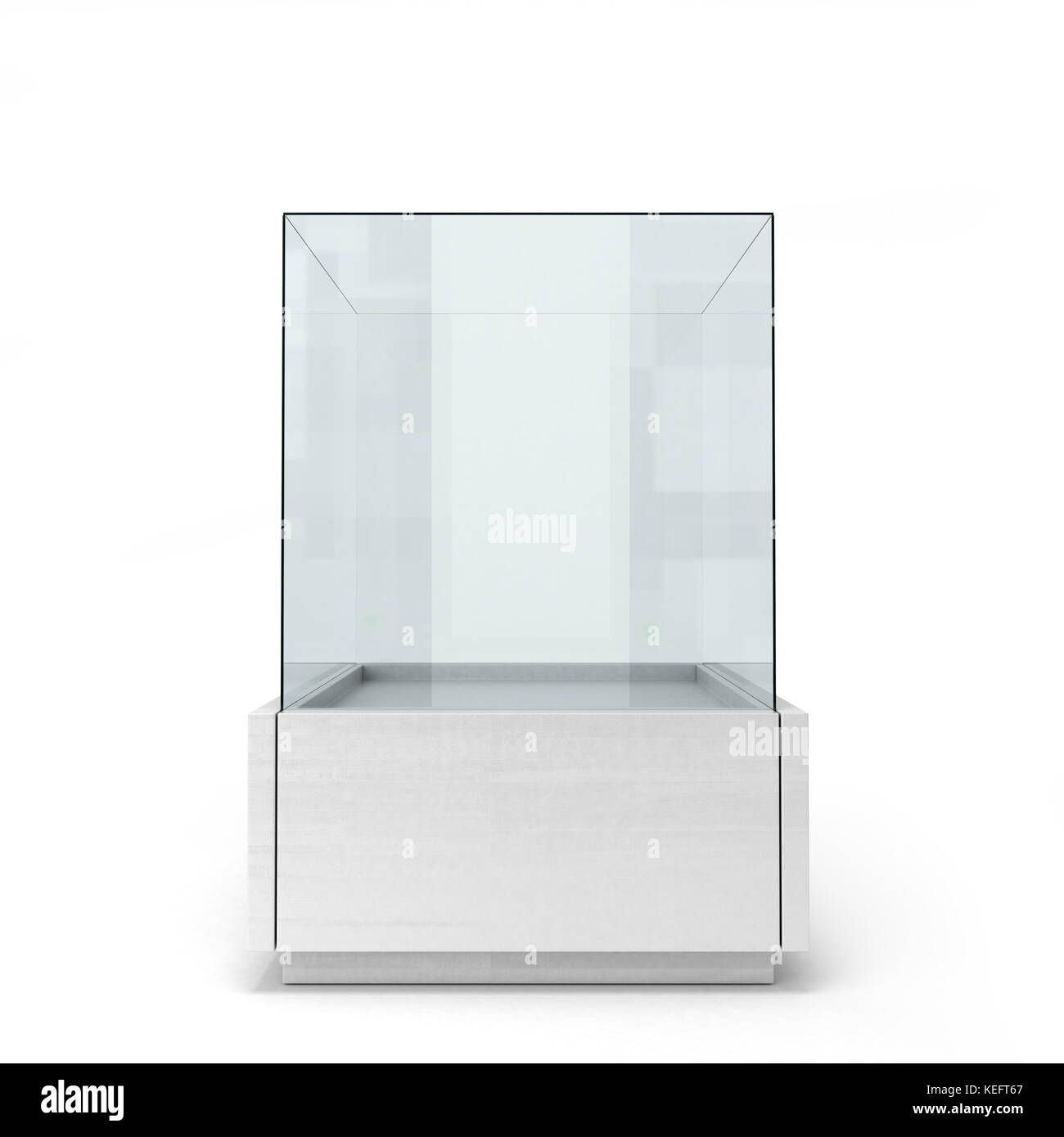 White glass window isolated on a white background front view Stock ...