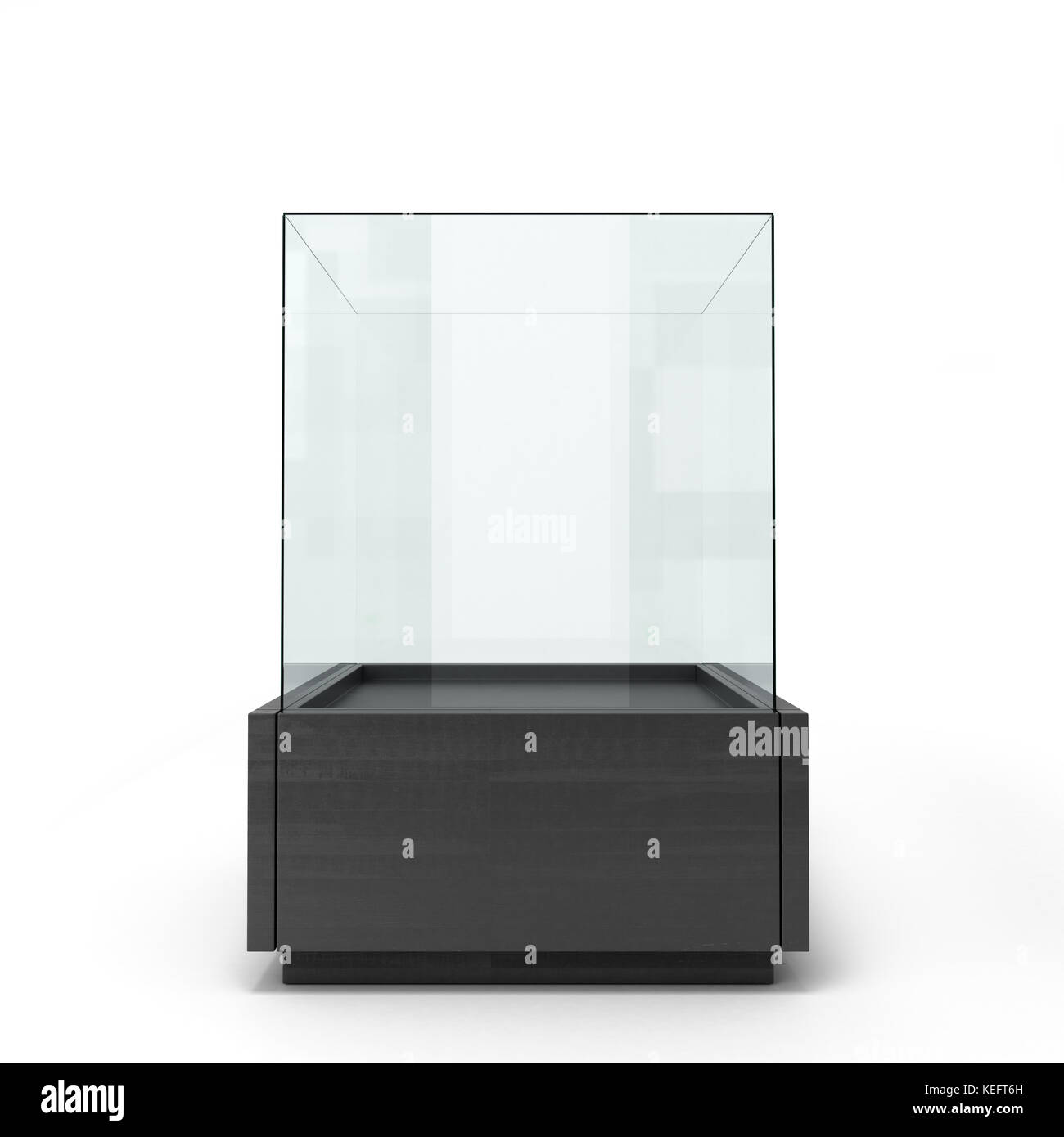 Black glass window isolated on a white background front view Stock ...