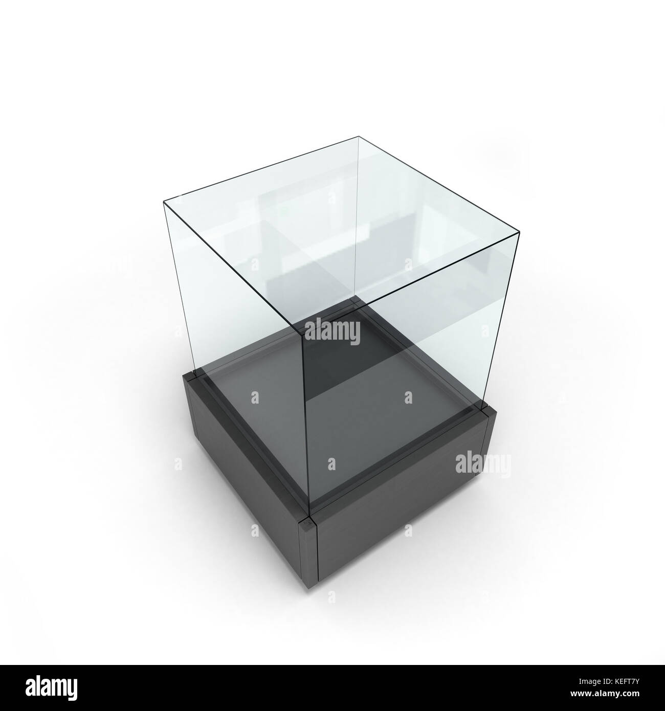 Empty glass showcase museum exhibition hi-res stock photography and ...