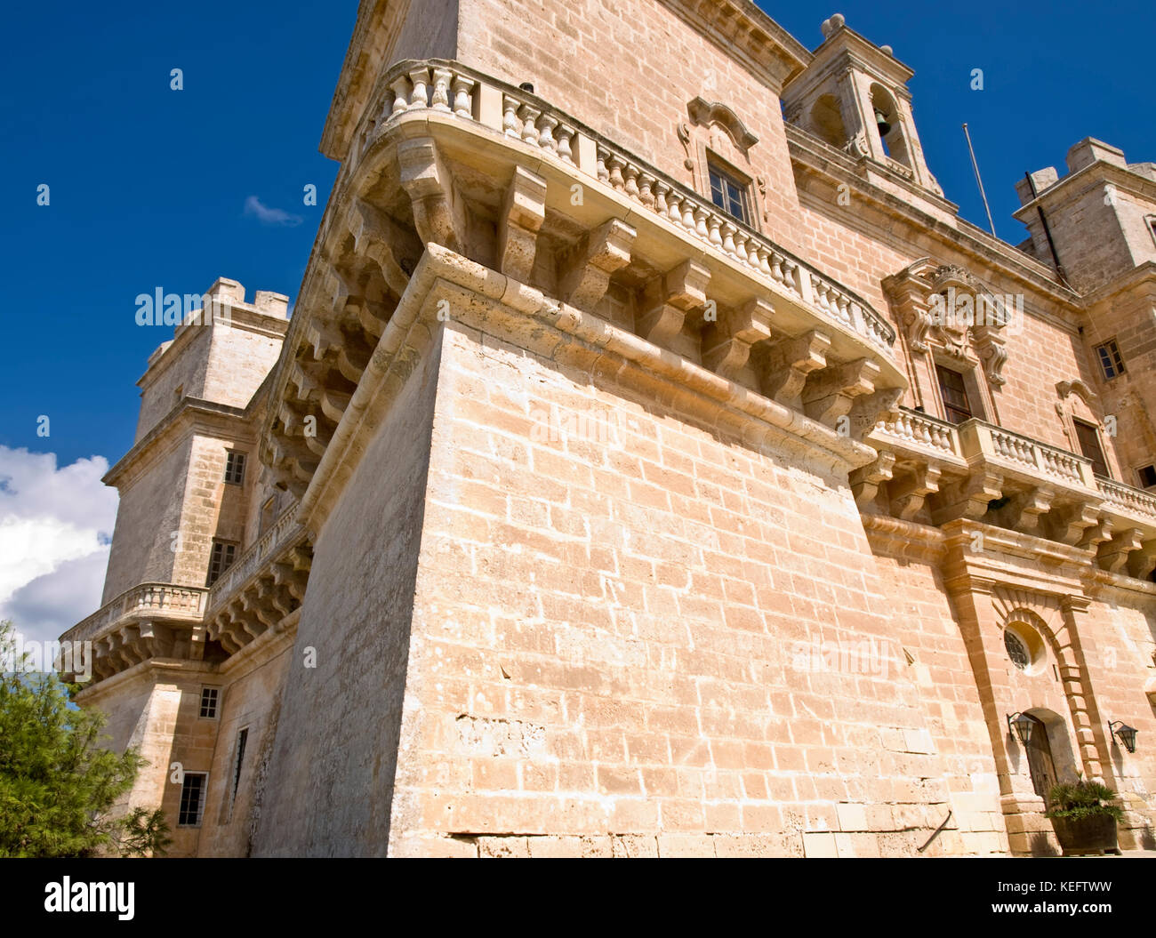 Selmun Castle in Malta was built by the Knights of the Order of St ...