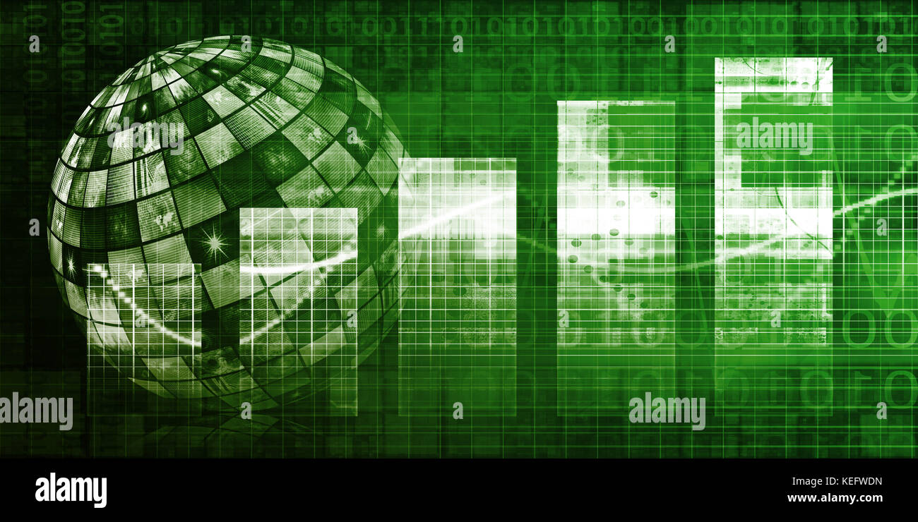 Digital Network Technology as a Abstract Concept Art Stock Photo - Alamy