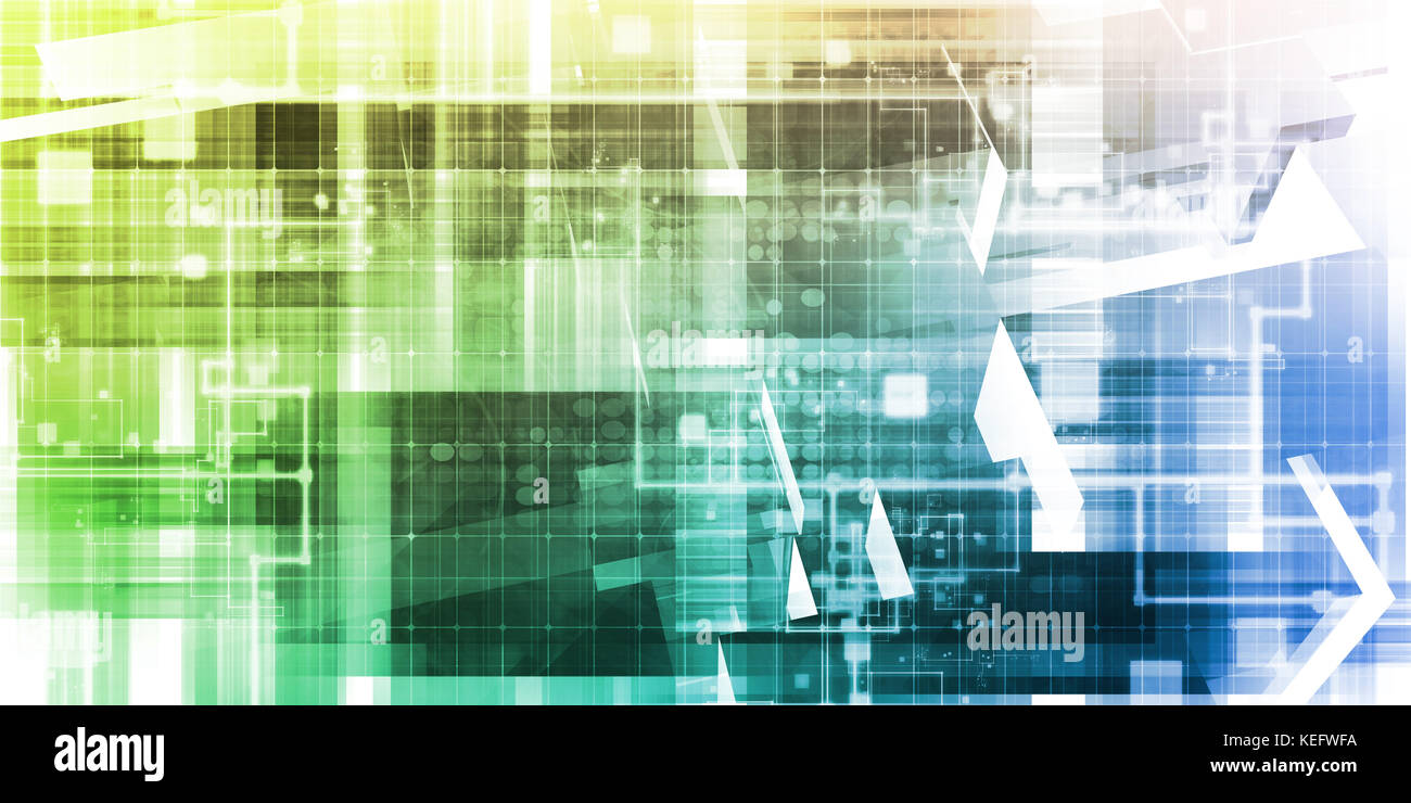 Technology Background as a Futuristic Abstract Concept Stock Photo - Alamy
