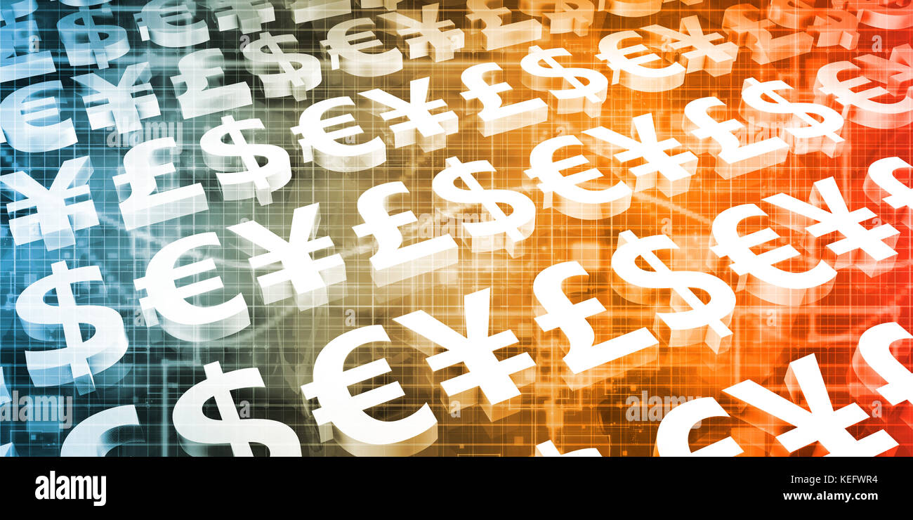 Foreign Exchange or Forex as a Web Concept Stock Photo - Alamy
