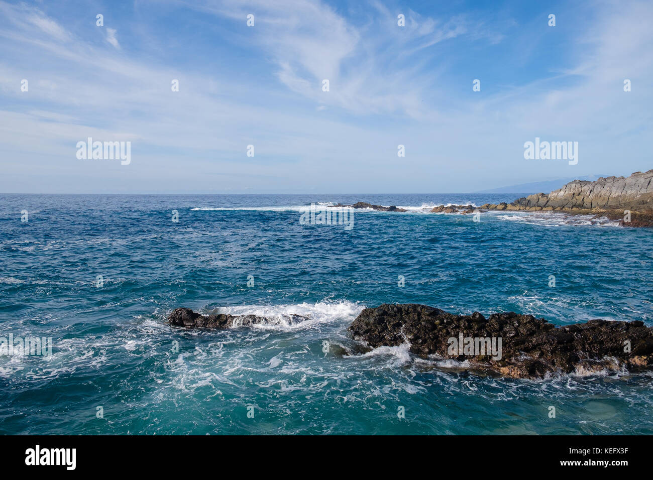 view on atlantic ocean Stock Photo - Alamy