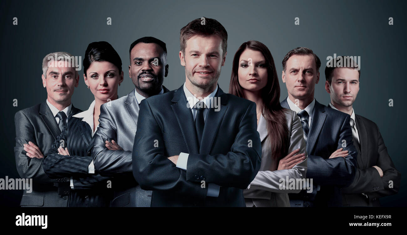 International business team Stock Photo - Alamy