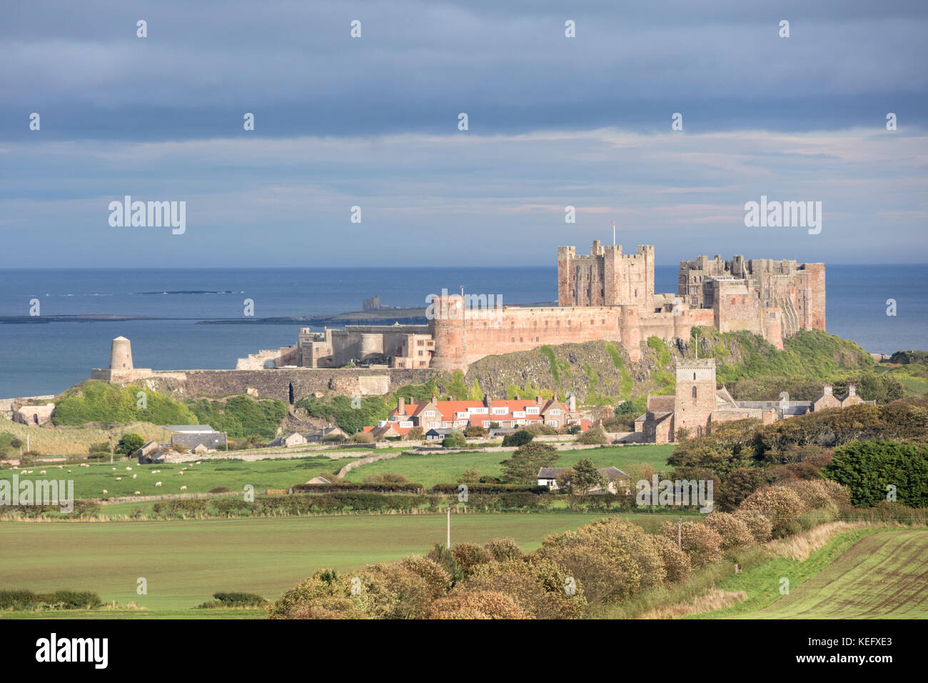 Bamburgh Castle, Bamburgh, Northumberland, England, UK Stock Photo - Alamy