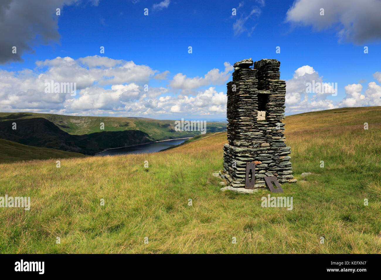 The Old Survey Post near Selside fell, Lake District National Park ...