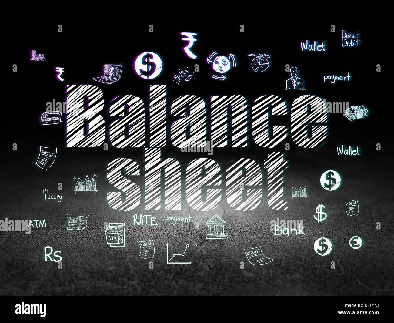 Balance sheet grunge concept hi-res stock photography and images - Alamy