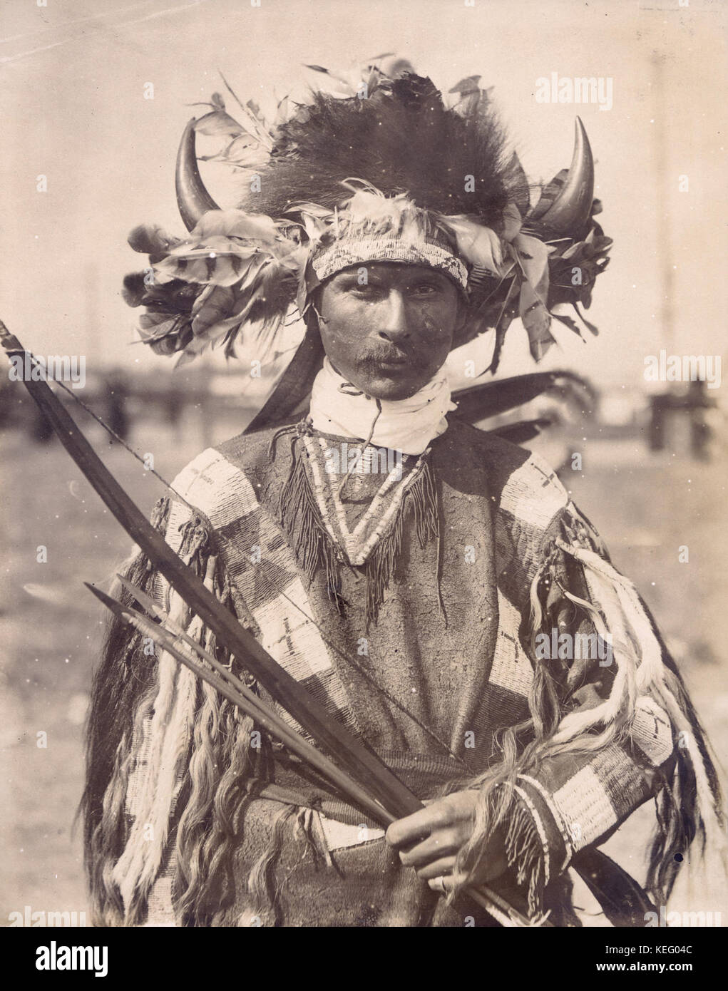 Kickapoo Indian. Department of Anthropology, 1904 World's Fair Stock ...