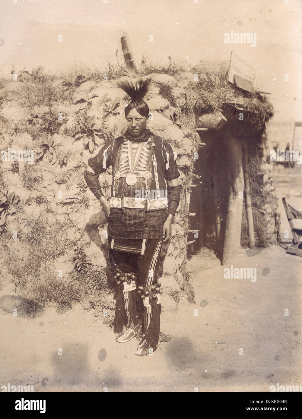 Pawnee Indian. Department of Anthropology, 1904 World's Fair Stock ...