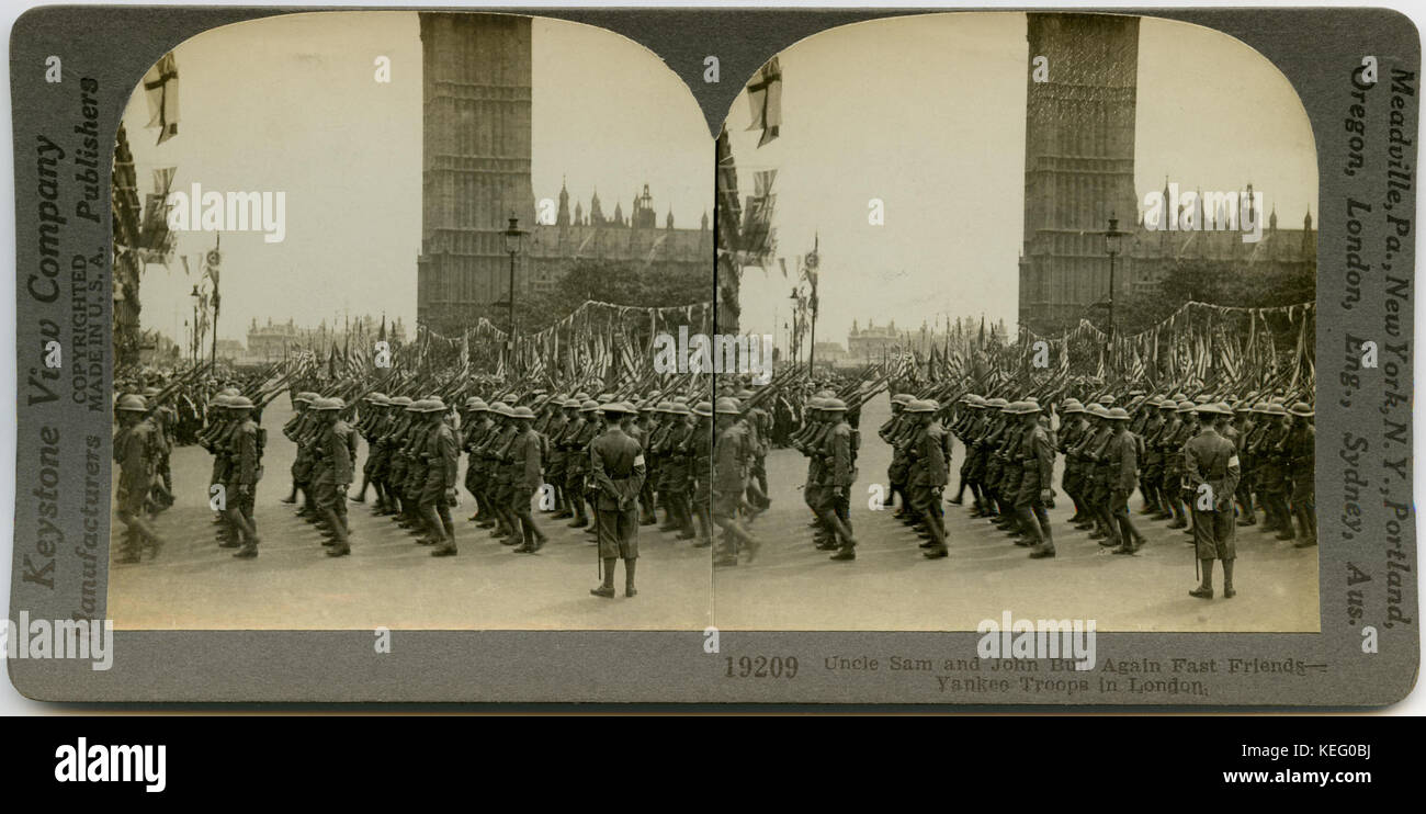 Yankee Troops in London Stock Photo - Alamy